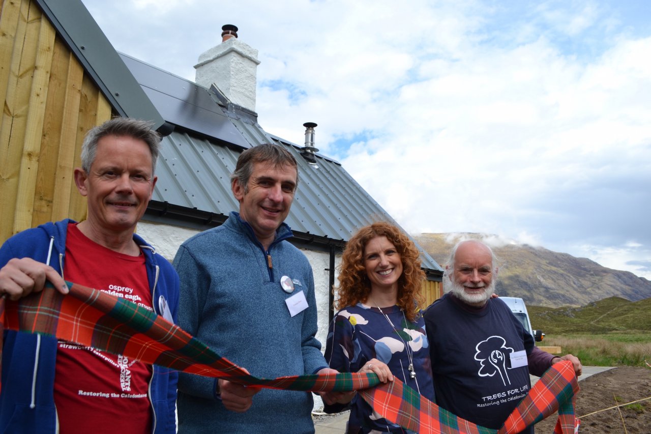 Iconic Highlands bothy reborn as eco-friendly rewilding base - Trees ...